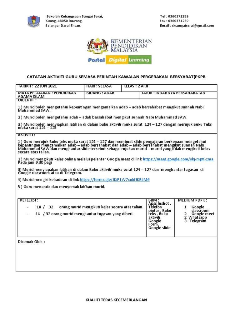 PKP RPH | PDF