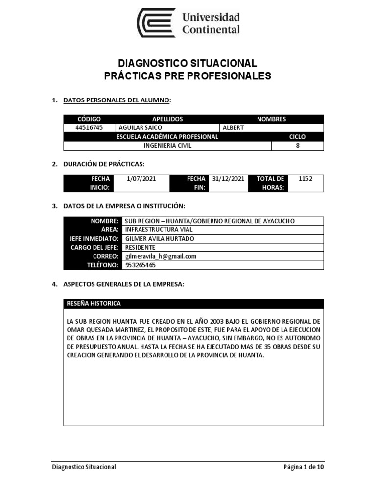 Producto Academico 1 - Albert Aguilar Saico | PDF | Presupuesto | Análisis FODA