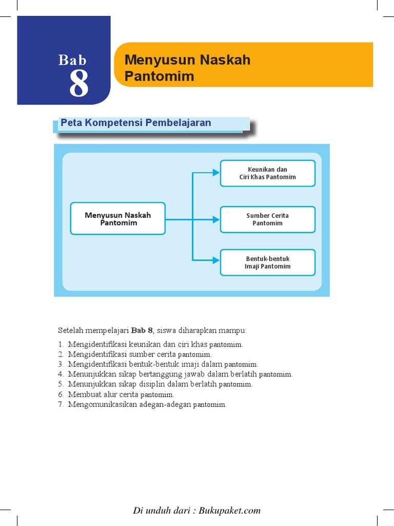 Struktur dan Sumber Naskah Pantomim | PDF