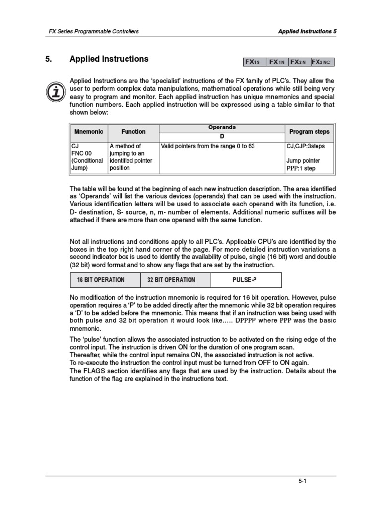 Tap Lenh PLC Mitsubishi | PDF | Binary Coded Decimal | Subroutine
