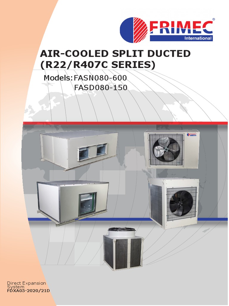 Technical Manual For Air-Cooled Split Ducted R22-R407C (FDXA05-2020,21D ...