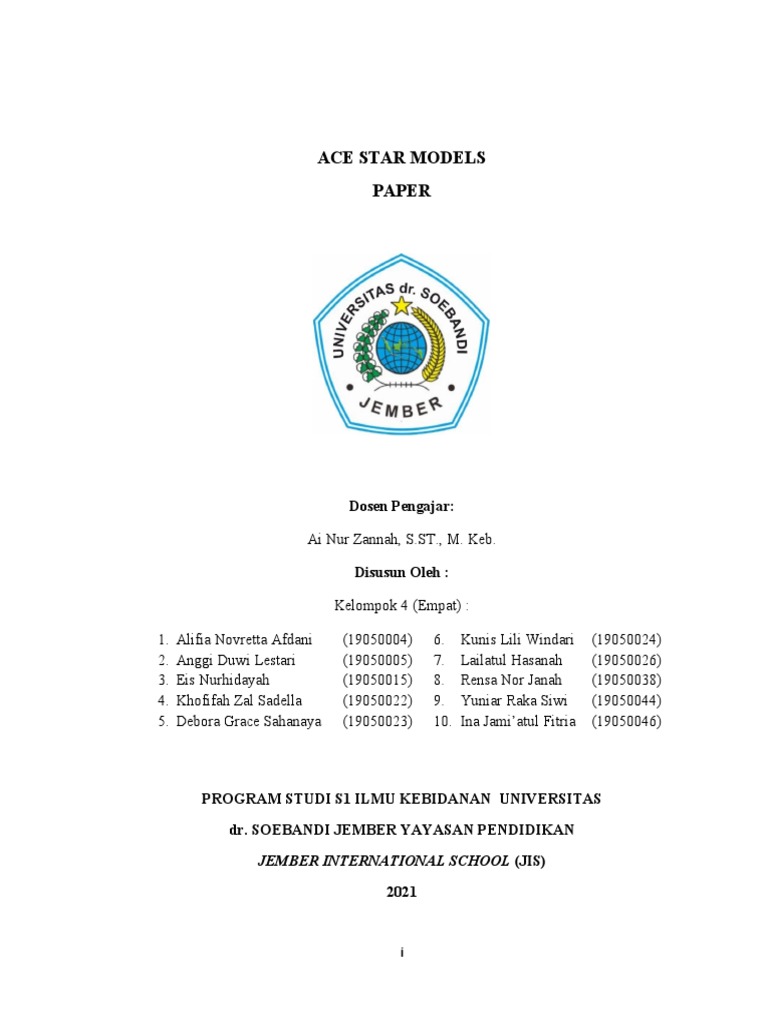 Kel 4 Ace Star Model | PDF