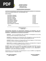 Brgy. Resolution Sample | PDF