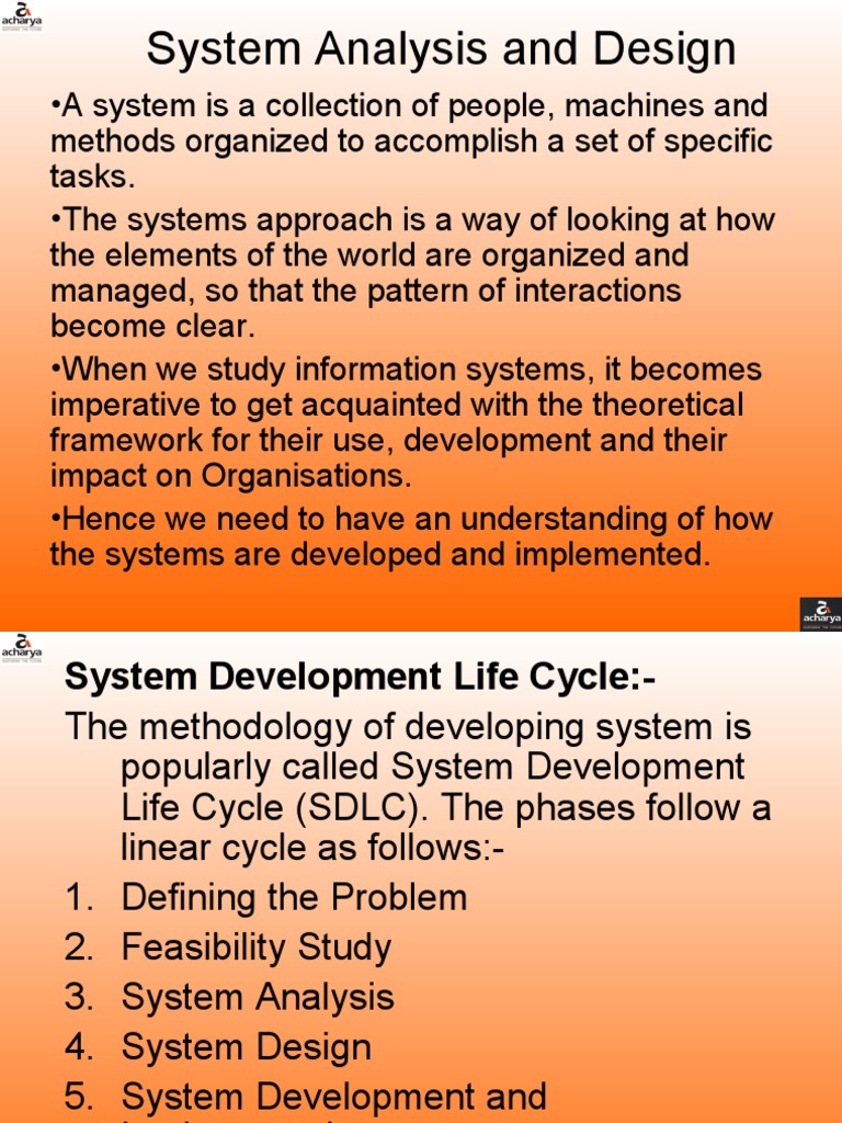 5.2 - System Analysis and Design | PDF | Software Development Process | System