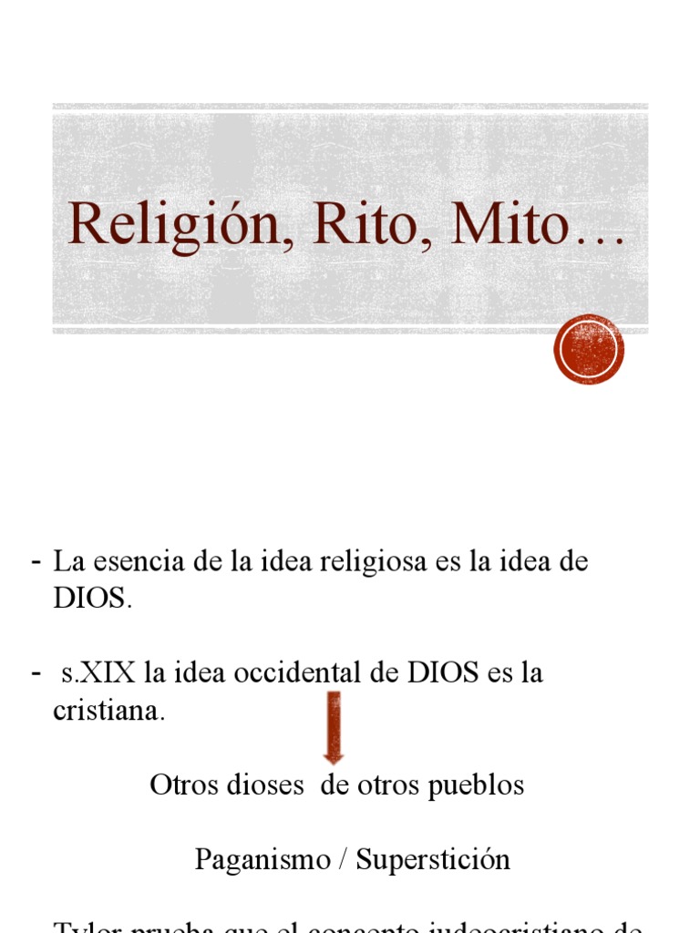 Religion Mito y Rito | PDF | Creencia religiosa y doctrina | Folklore