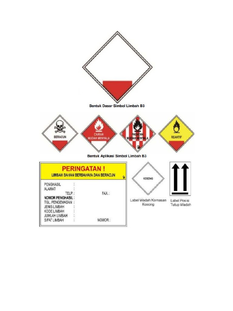 7.4.2. Rambu Limbah B3 | PDF