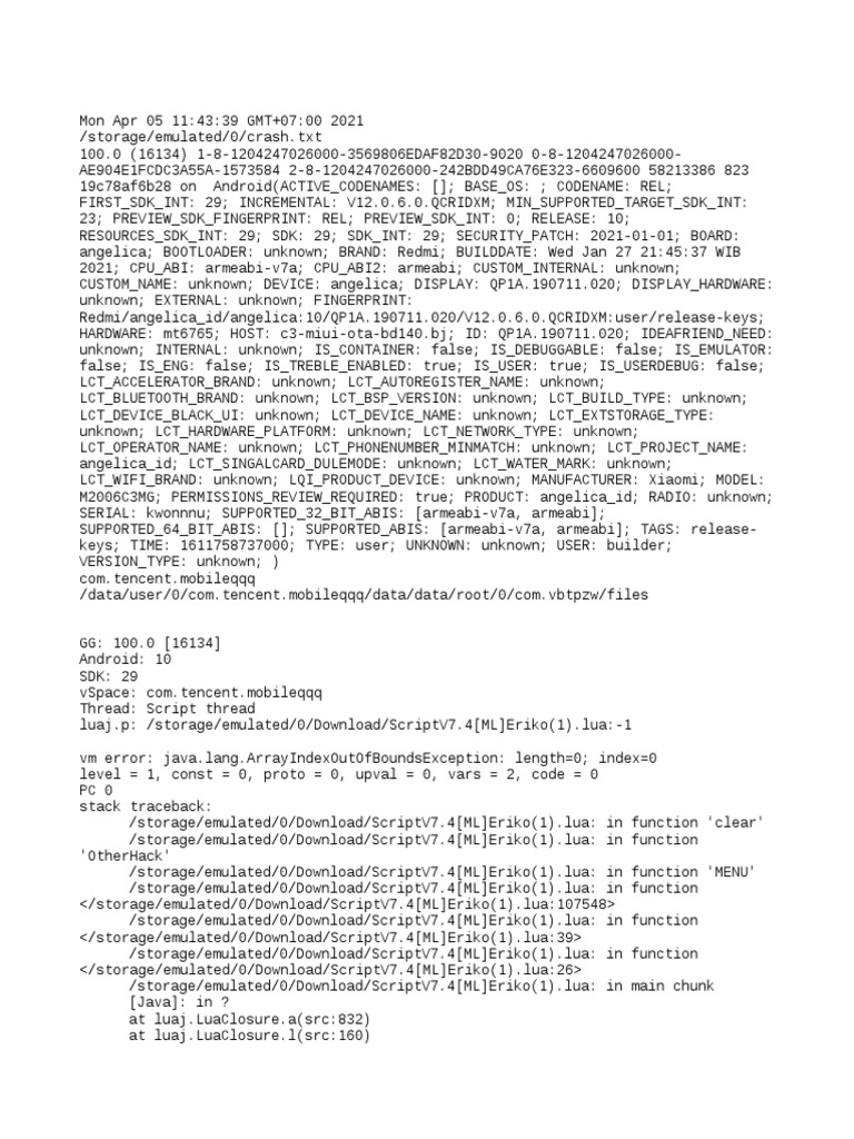 Crash Pdf Android Operating System Xiaomi