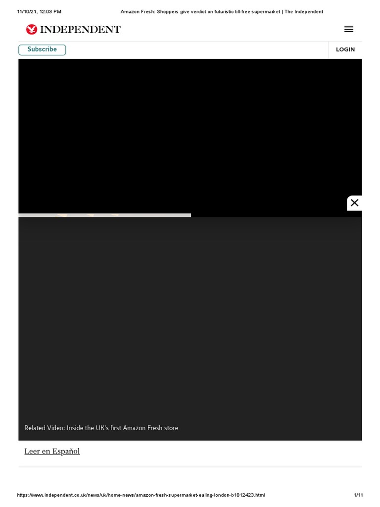 Amazon Fresh - Shoppers Give Verdict On Futuristic Till-Free ...