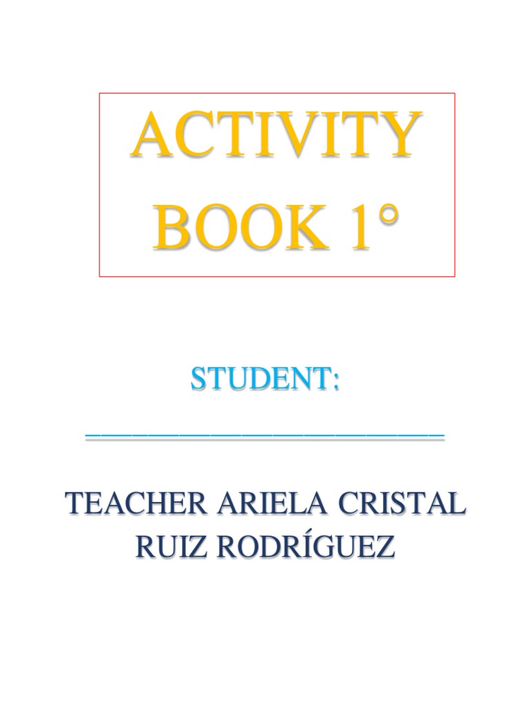 Activity Book 1°: Student | PDF