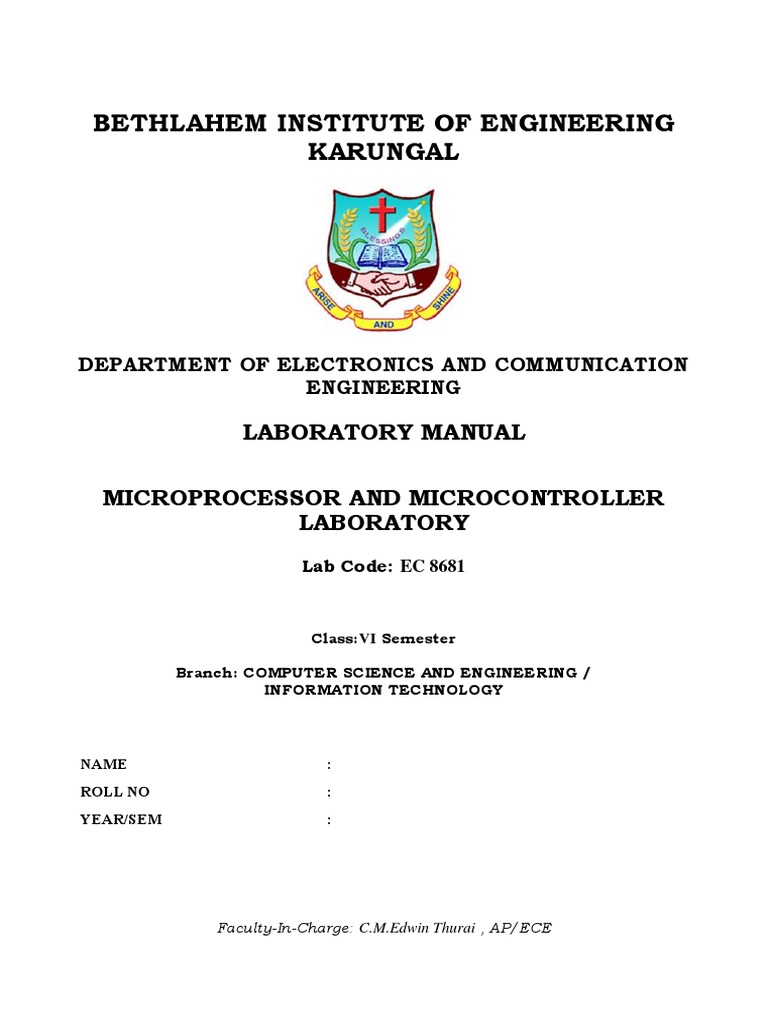 MP Lab-2017-With Output | PDF | Assembly Language | Central Processing Unit