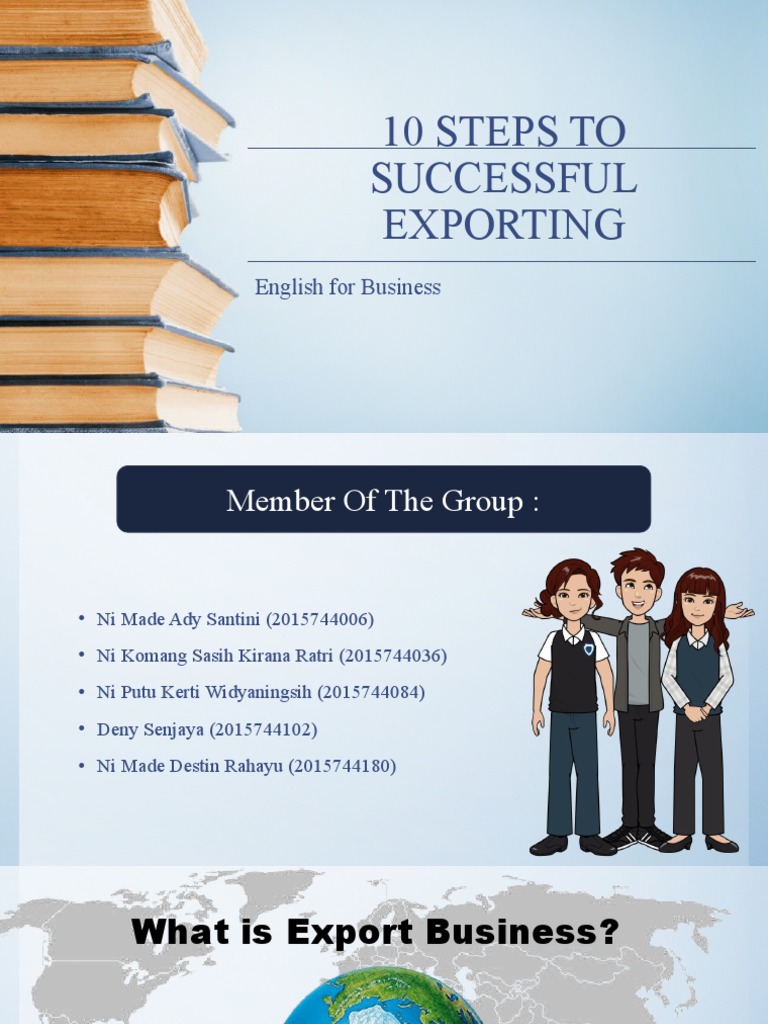 10 Steps To Successful Exporting | PDF | Economies | Business Process