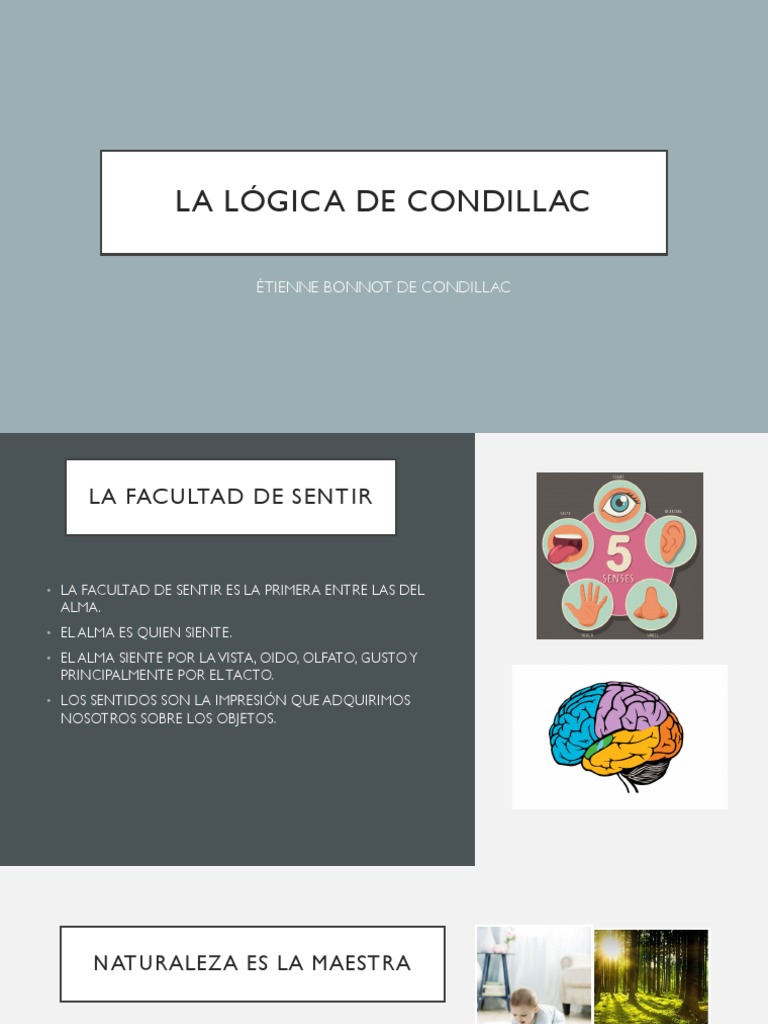 La Lógica de Condillac | PDF