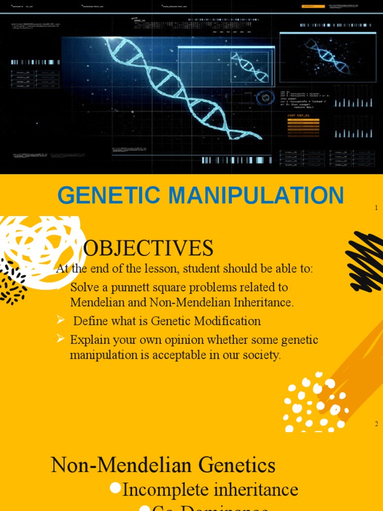 Gene Manipulation | PDF | Genetics | Dominance (Genetics)