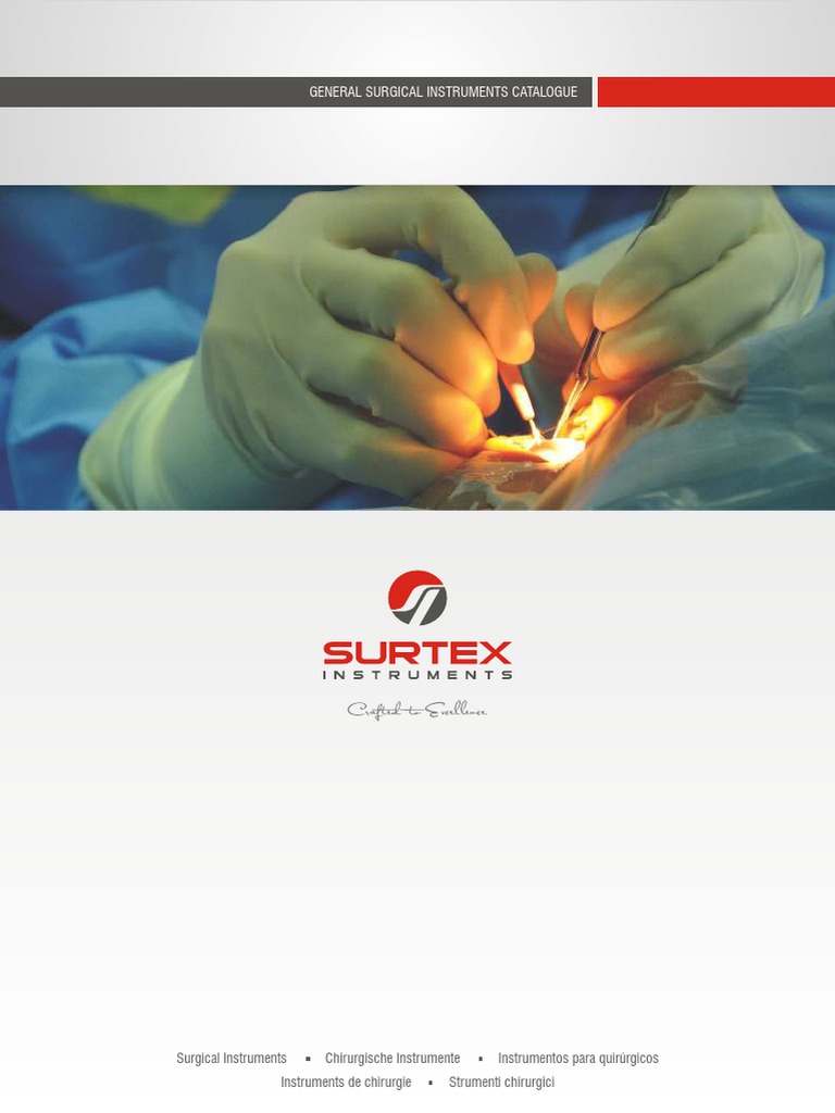 Surtex General Microsurgery Instruments Catalogue | PDF | Sterilization ...