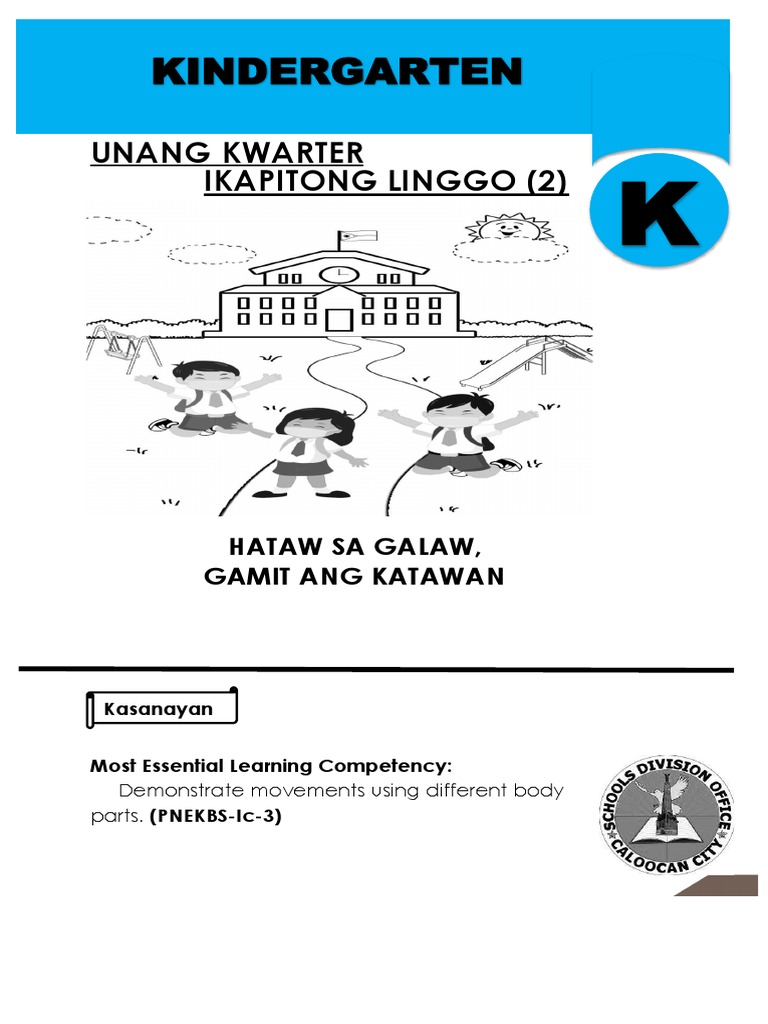Kinder Week 7.2 | PDF