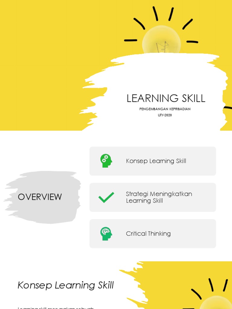 PK - Pertemuan 8 Learning Skill | PDF
