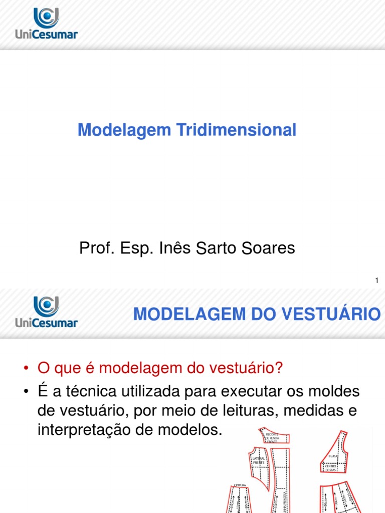 Técnicas e Métodos de Modelagem Tridimensional | PDF | Roupas | Modelagem 3D