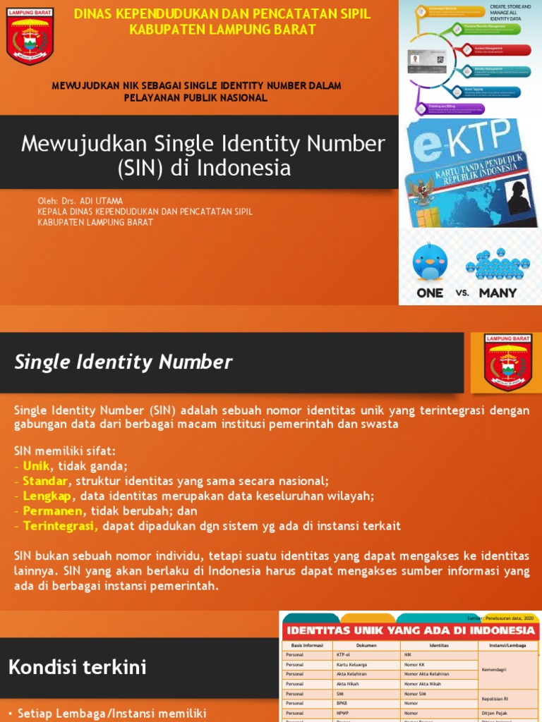 Paparan NIK Utk SIN | PDF