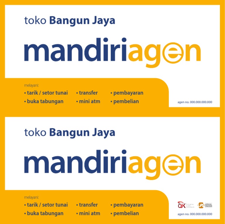 Spanduk Mandiri Agen - 100x200 | PDF