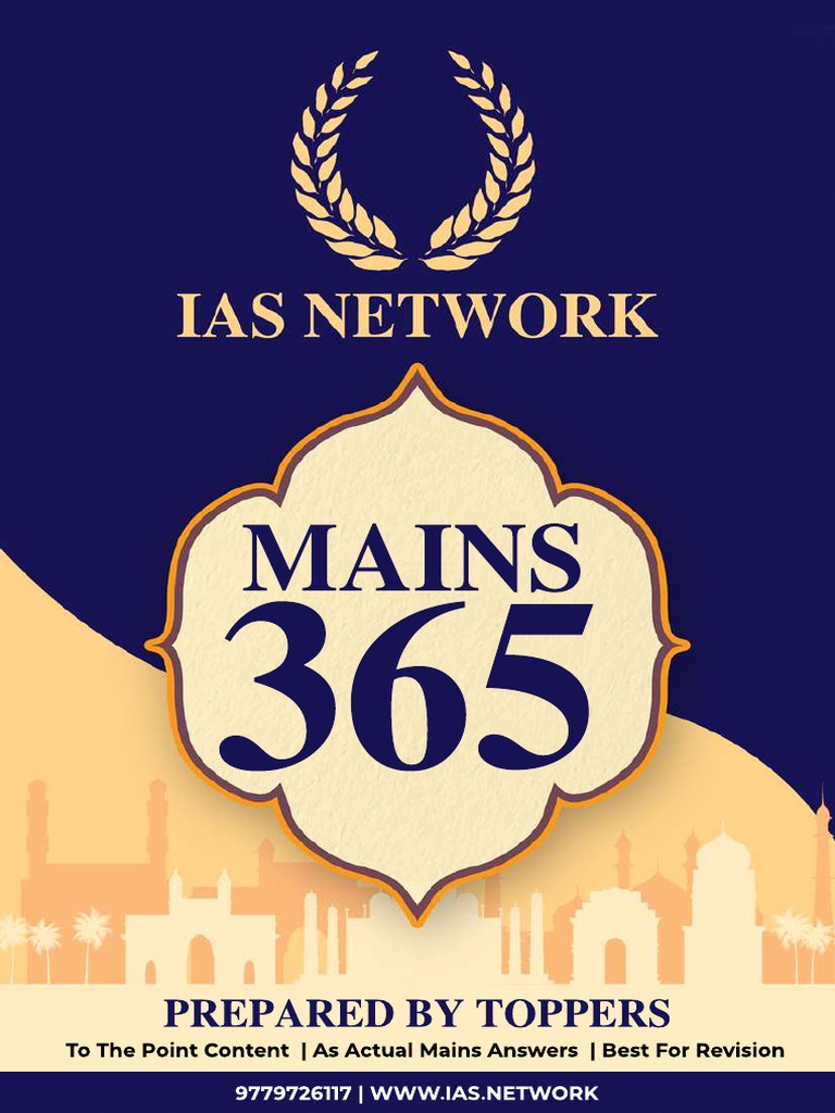 Mains 365 2021 by Ias Network | PDF | Myanmar | Banks
