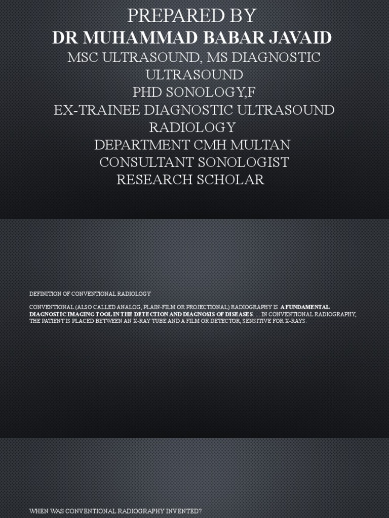 Conventional Radiology | PDF | Radiography | Ct Scan