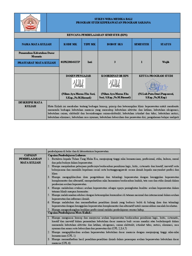 Rps RPM Pemenuhan KDM | PDF | Sains & Matematika