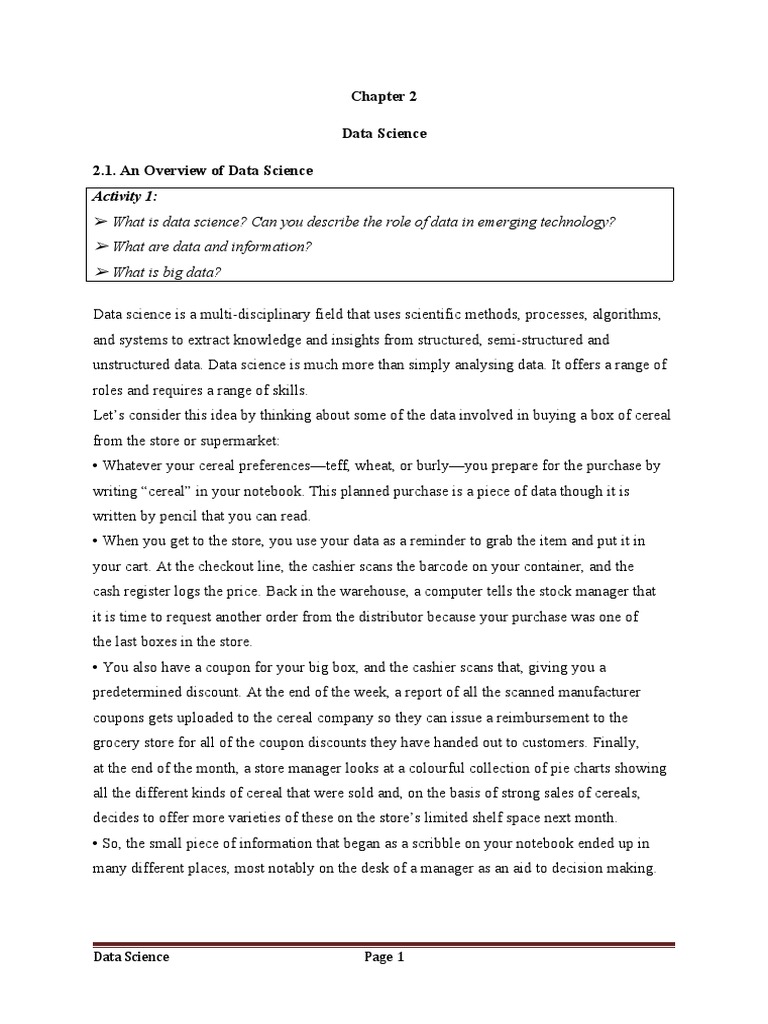 Chapter 2 | PDF | Apache Hadoop | Data Type