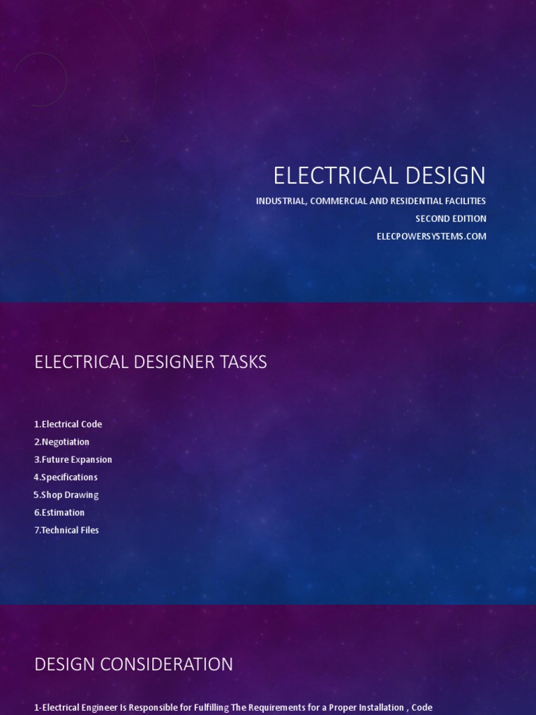 Electrical Design Calculations Book | PDF | Transformer | Electrical ...