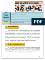 Self-Learning Module: Grade 10 Quarter 2 | PDF | Dances | Jazz