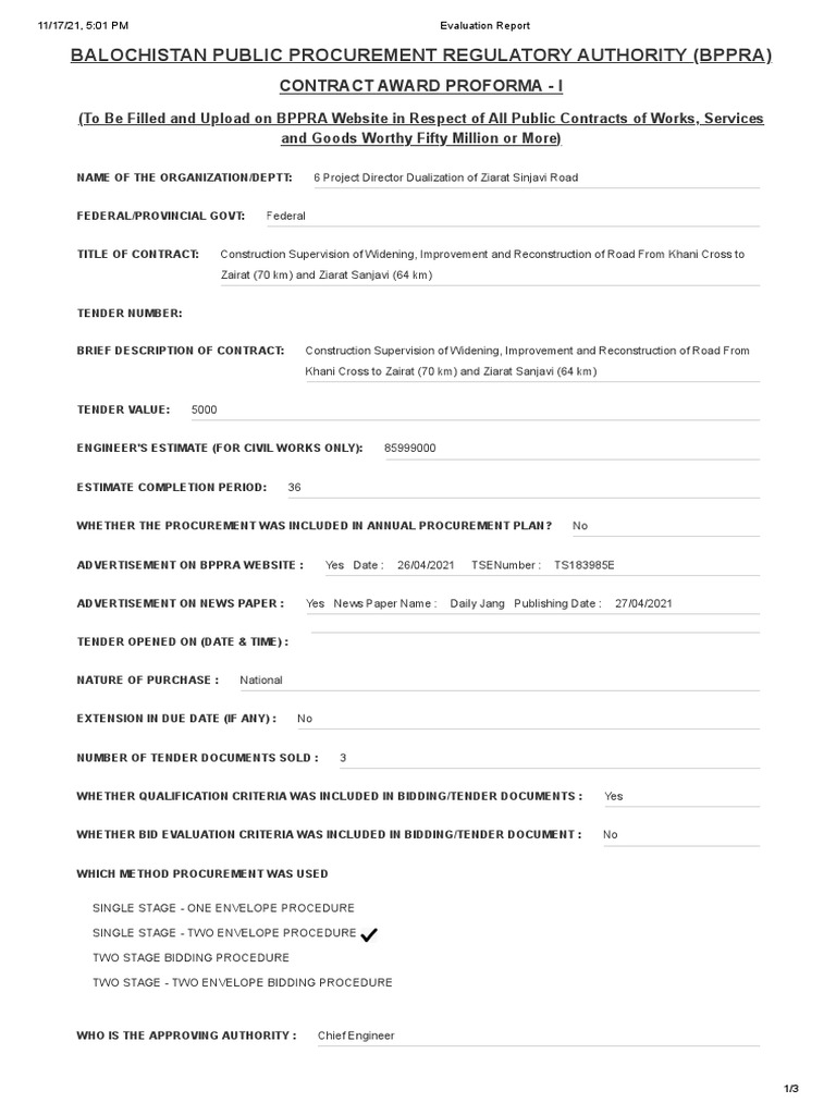 Balochistan Public Procurement Regulatory Authority (Bppra) | Download ...