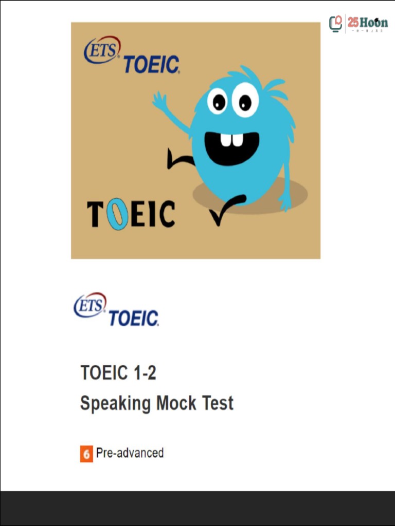 UNIT 01-2 TOEIC Speaking | PDF