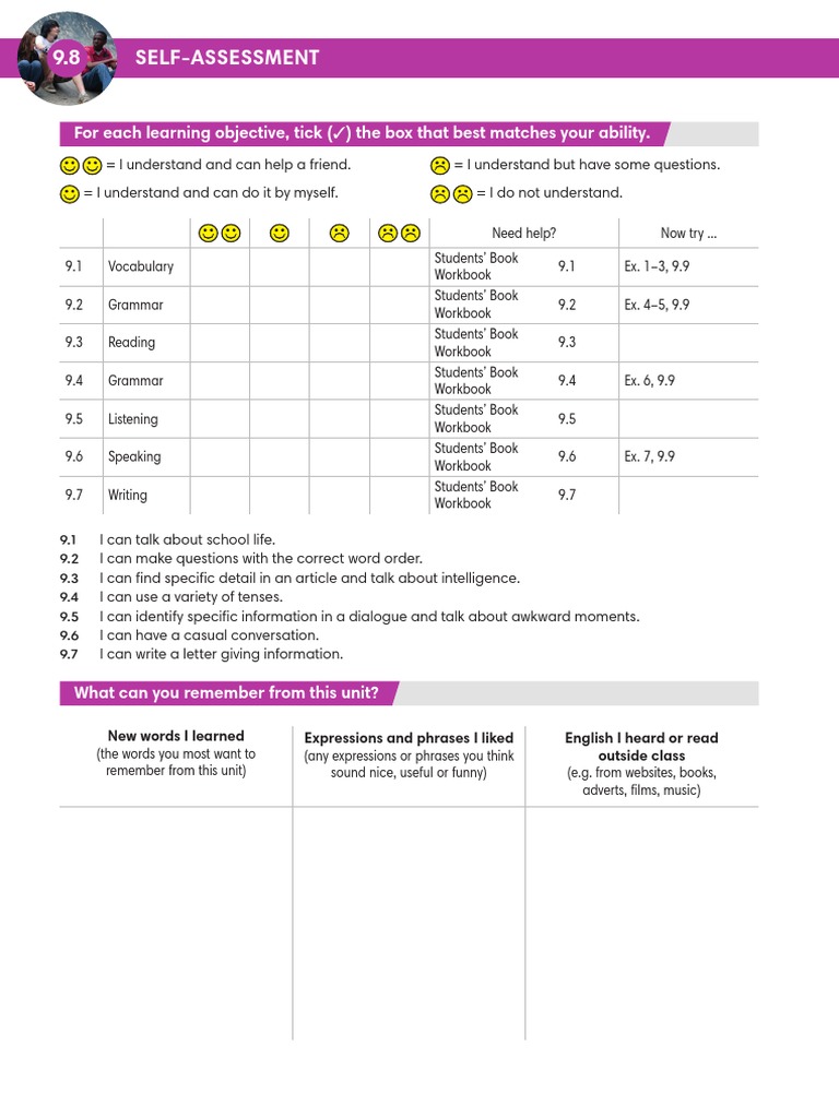 Self Assessment Unit 9 | Download Free PDF | Linguistics | Cognition