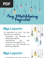 Malikhaing Pagsulat - PPT | PDF
