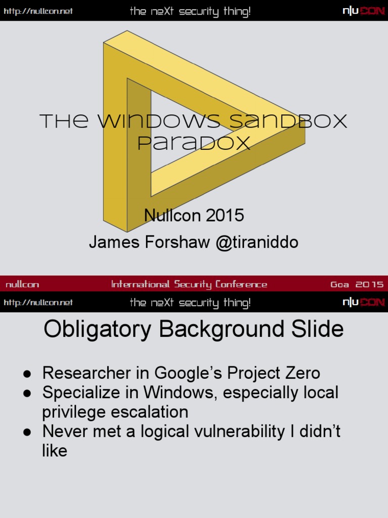 The Windows Sandbox Paradox | PDF | Windows Registry | Computer Data
