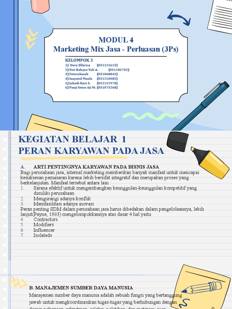 Modul 4 Pemasaran Jasa | PDF