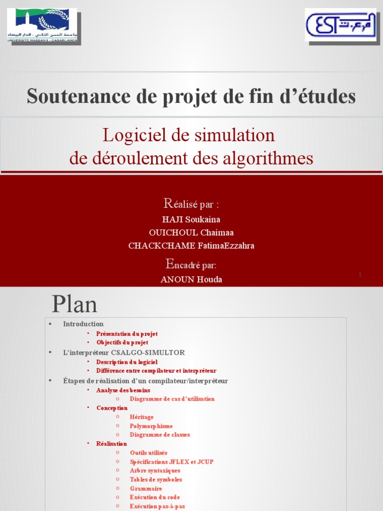Presentation de Soutenance de PFE | PDF | Classe (informatique ...