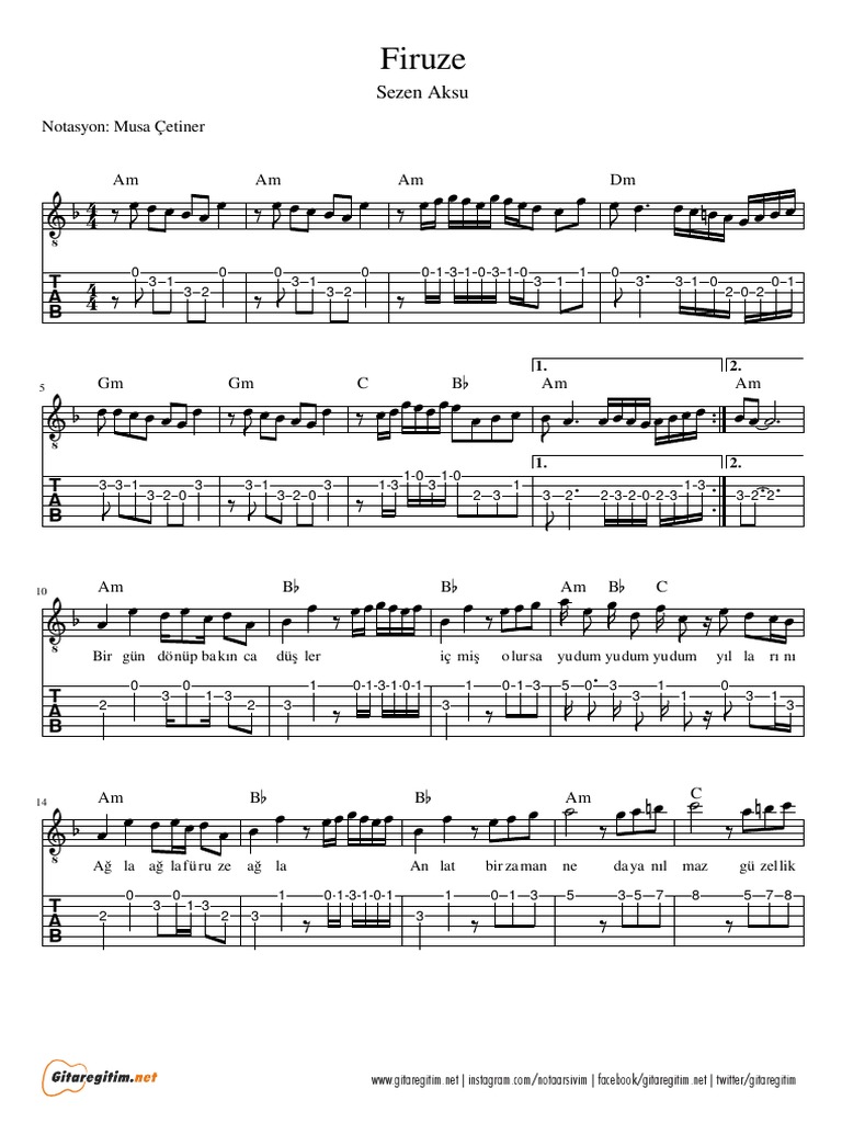 Firuze Nota | PDF
