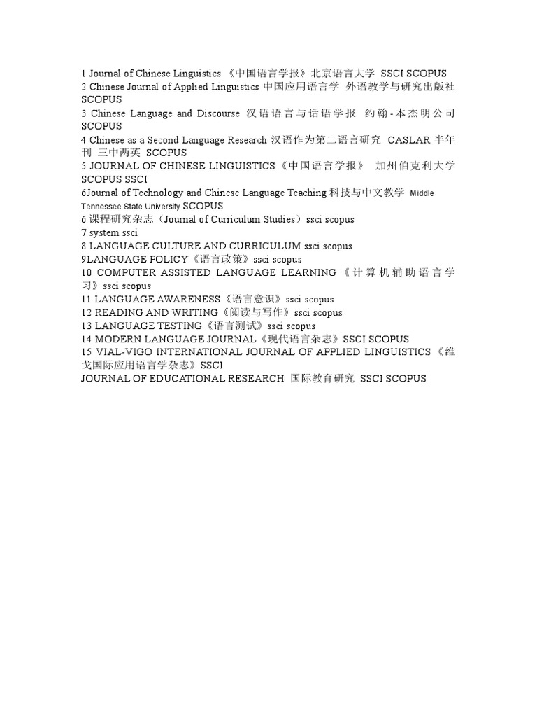 1 Journal of Chinese Linguistics | PDF