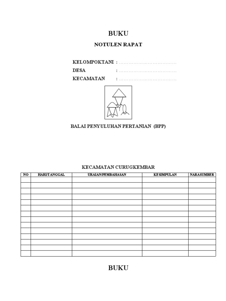 Buku Administrasi Kelompok Tani | PDF