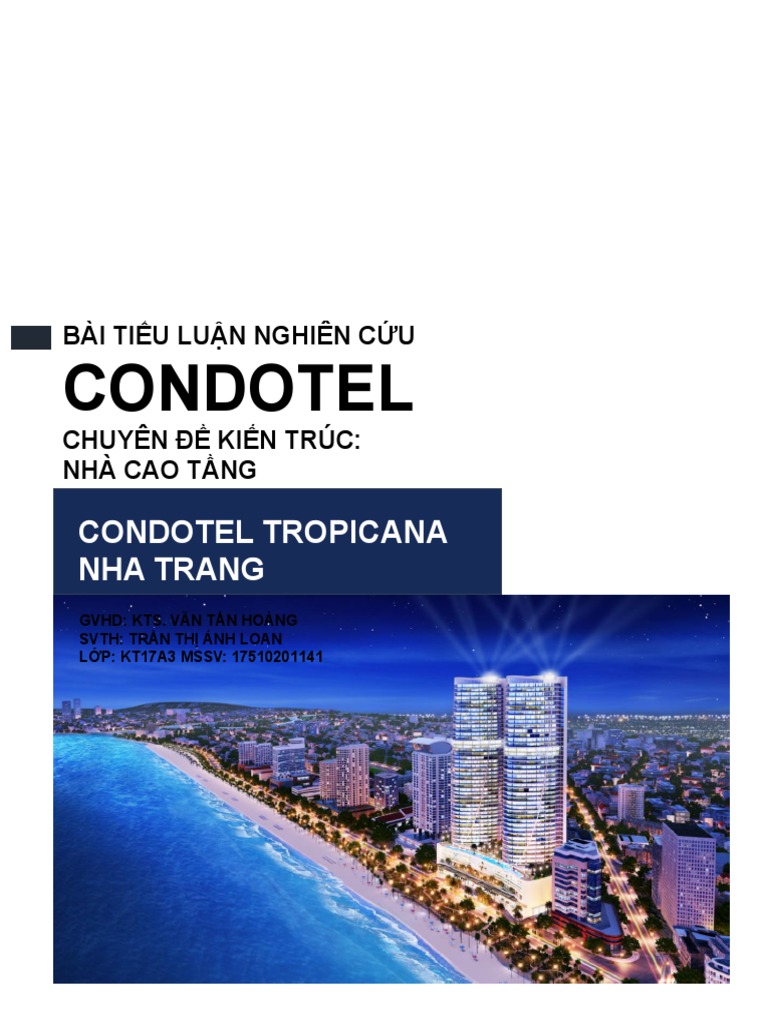 Condotel: Condotel Tropicana Nha Trang | PDF