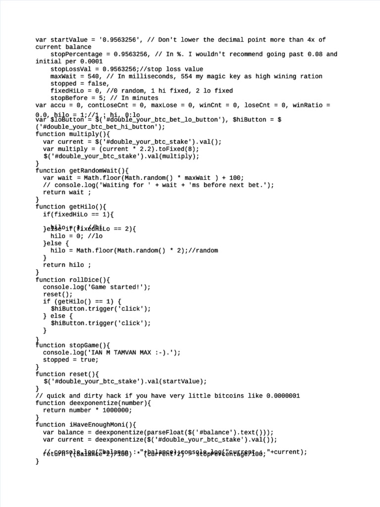 Bitcoin Hack Script | PDF