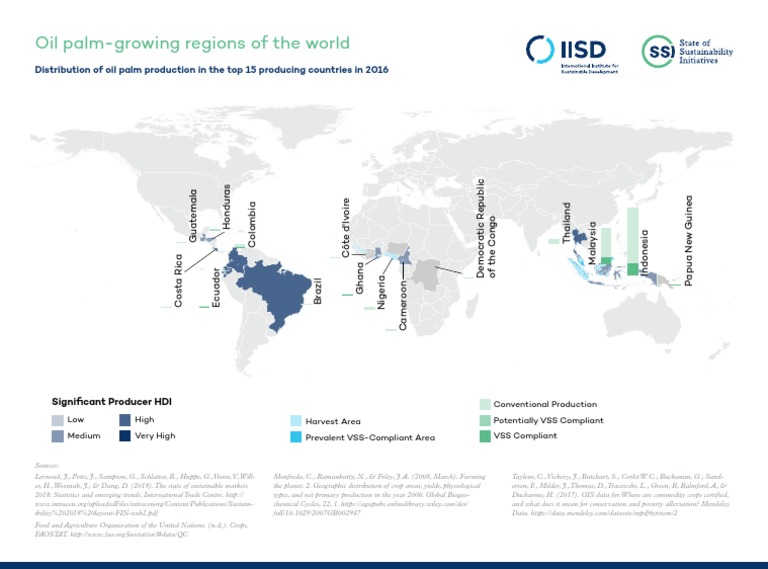 Mapping the Global Distribution of Oil Palm Production Across the Top ...