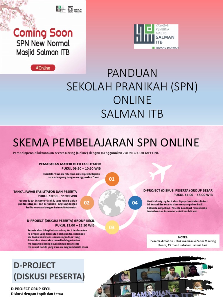 Panduan SPN Online Salman ITB | PDF