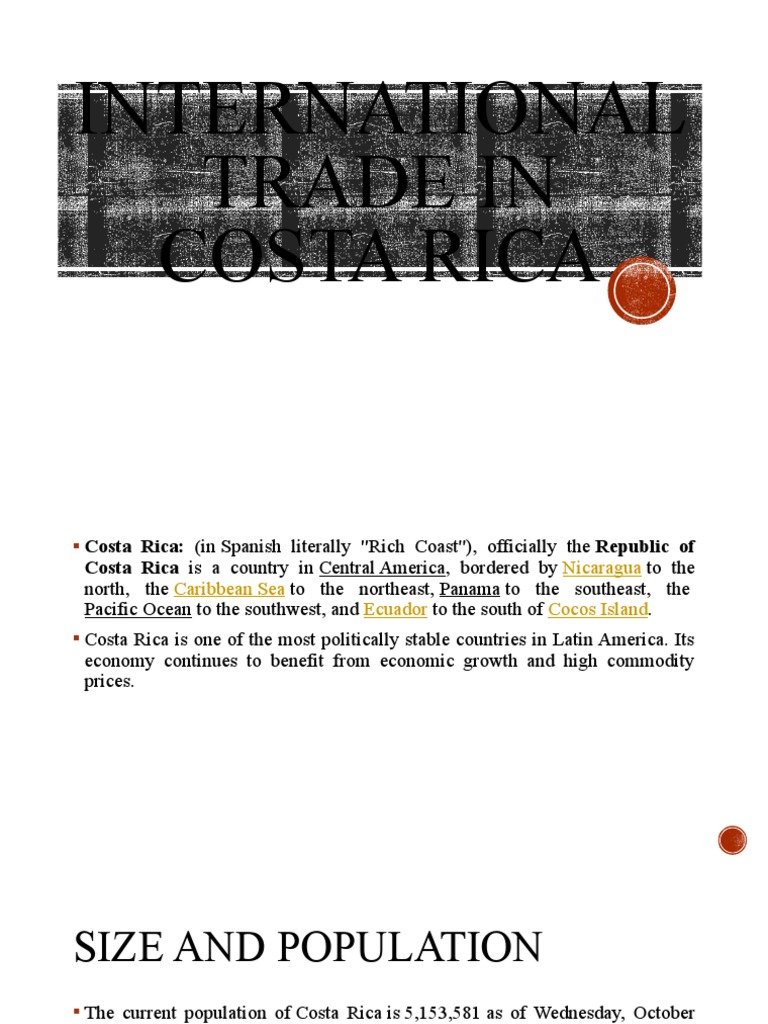 Costa Rica | PDF | Costa Rica | Trade