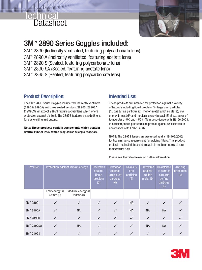 3M 2890 Data Sheet | PDF | Ultraviolet | Chemistry