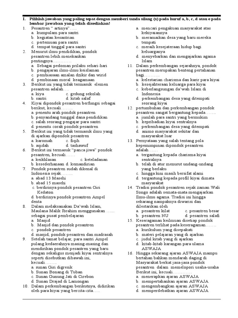 PG 1 Aswaja Vii | PDF | Ilmu Sosial