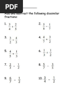 Activity 4 - Visualizing Decimal Numbers | PDF