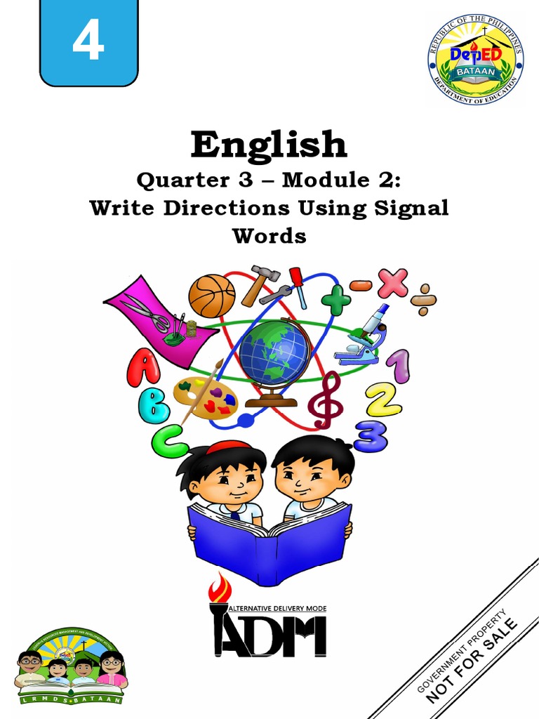 English 4 Module - Using Signal Words | PDF | Cakes | Paper