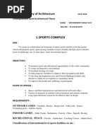 Proposed Sports Complex Research | PDF