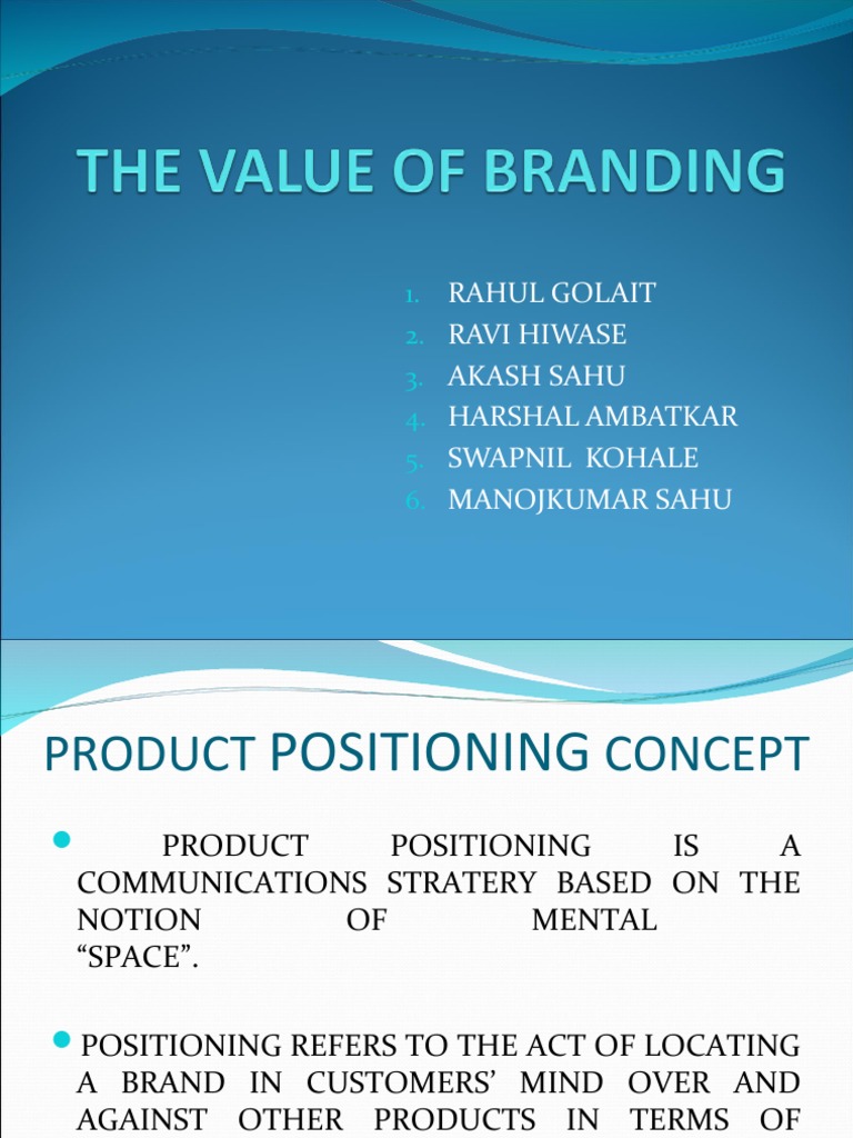 Product Positioning Strategies Explained | PDF | Brand | Market (Economics)